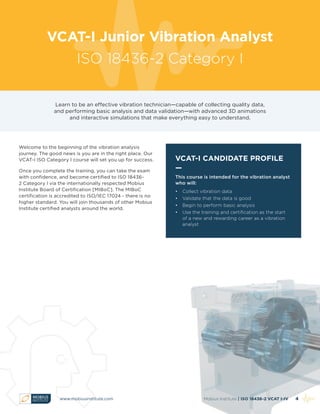 VA Mobius brochure vibration analysis book | PDF