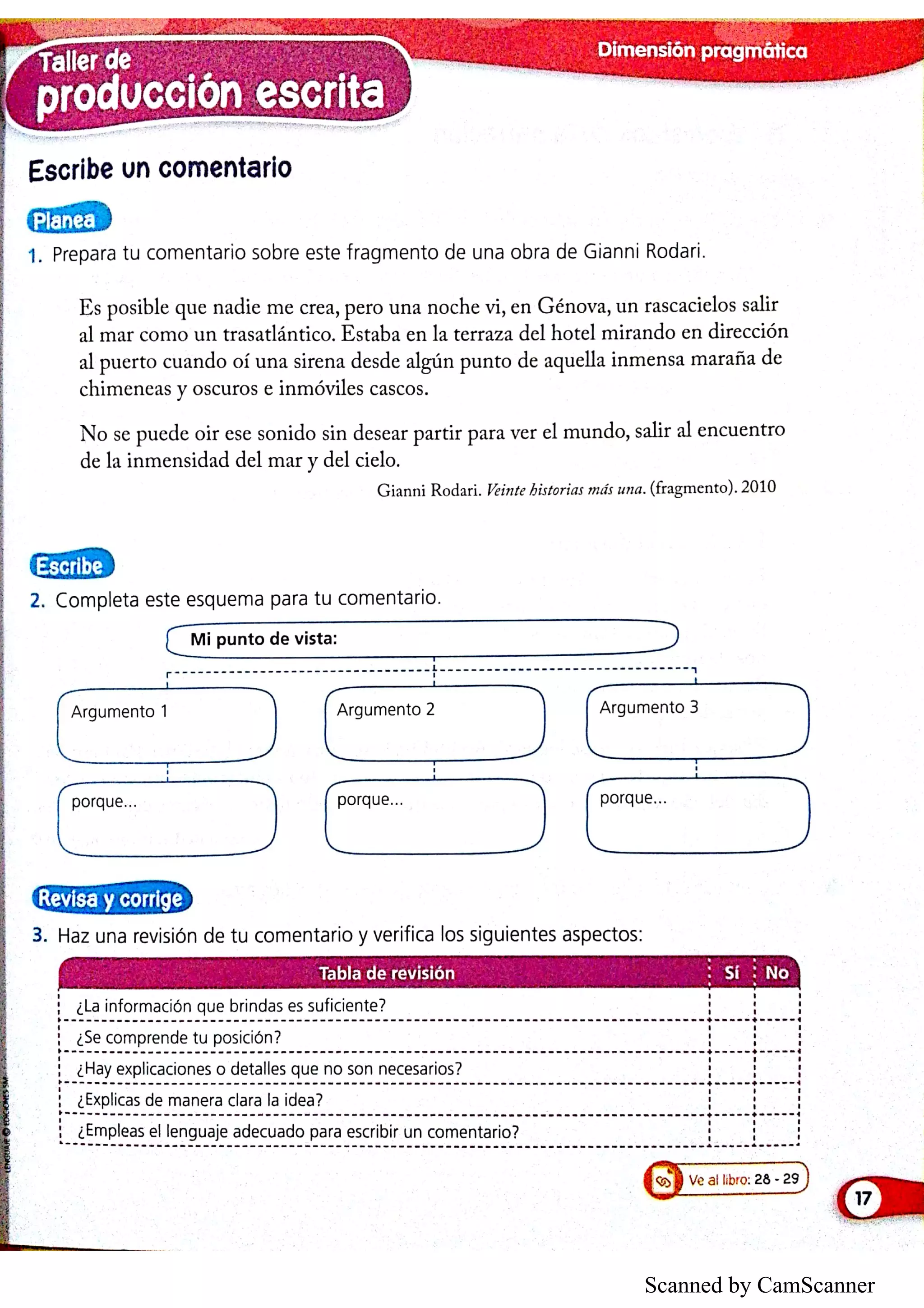 Vamos a aprender lenguaje 5 cuaderno de trabajo | PDF