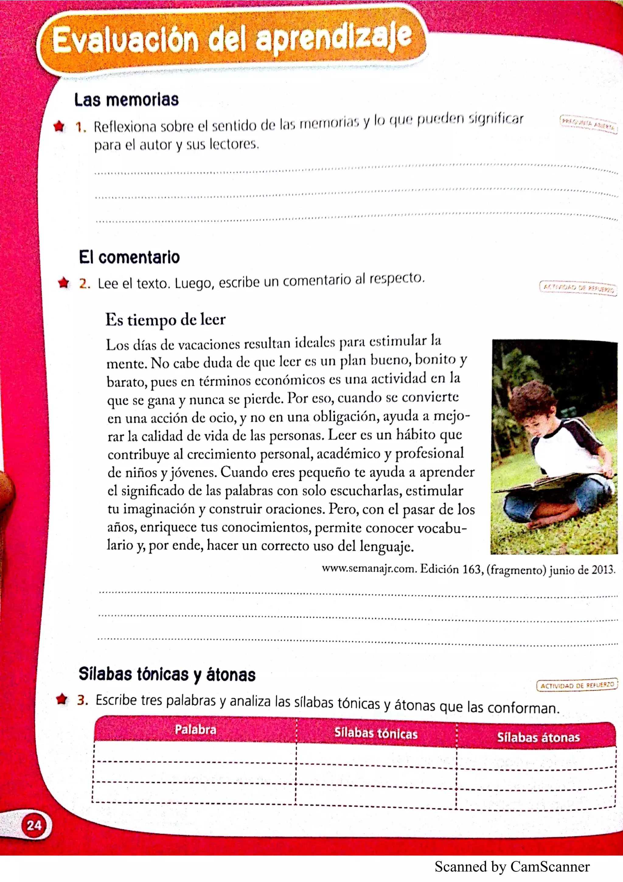 Vamos a aprender lenguaje 5 cuaderno de trabajo | PDF