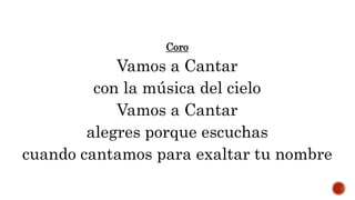 Vamos a cantar - letra musical | PPTX