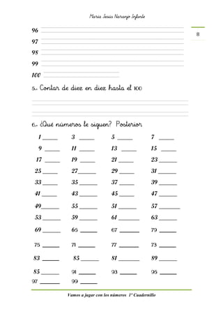 Vamos a jugar con los números 1 | PDF