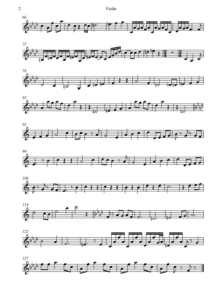 Sheet Music: Vampire knight - Still Doll (violin)