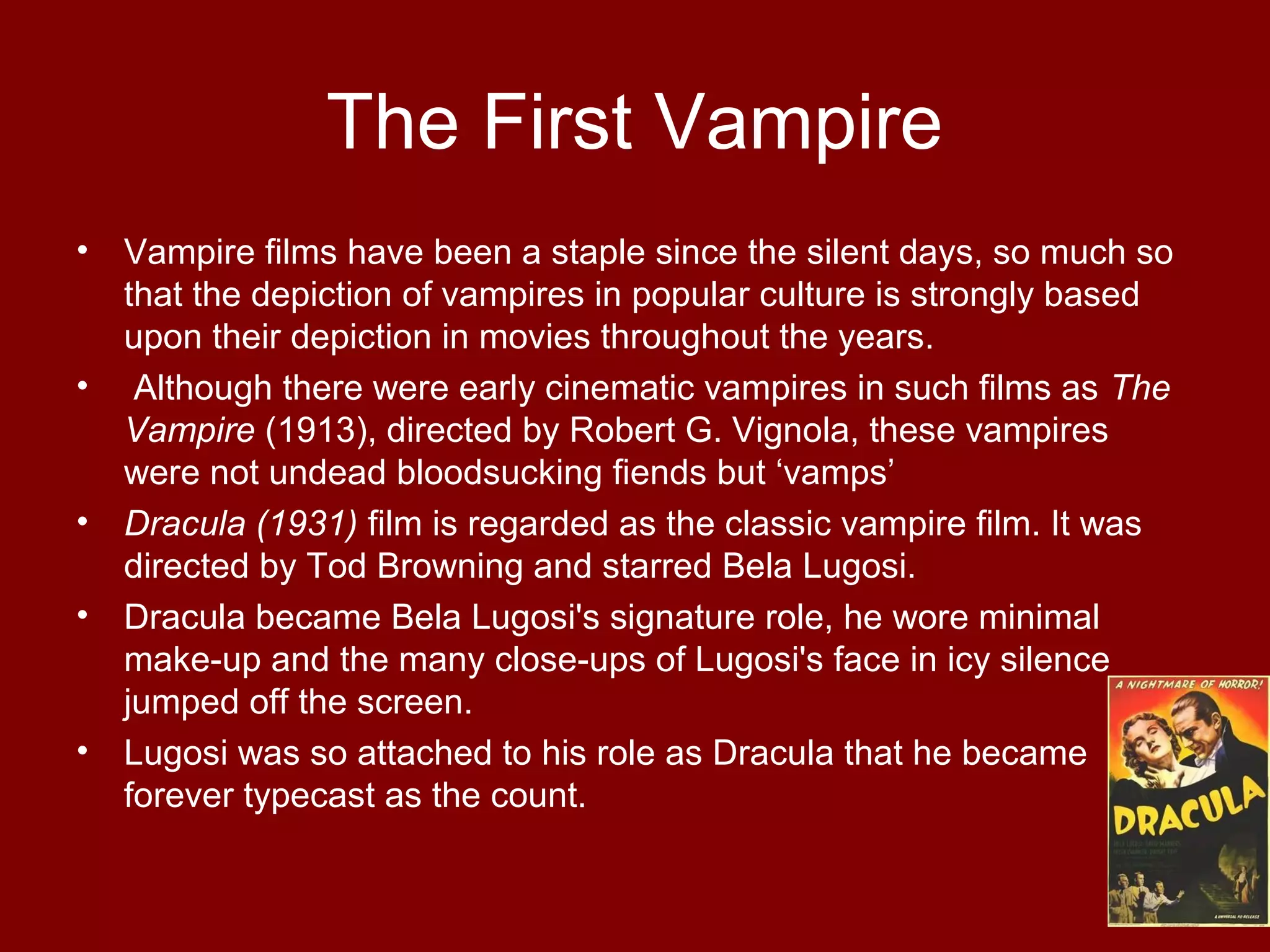Vampire movies | PPT