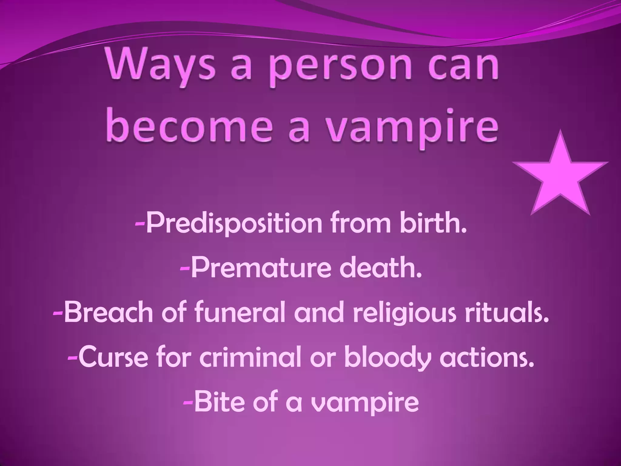 Vampire project oti inés | PPTX