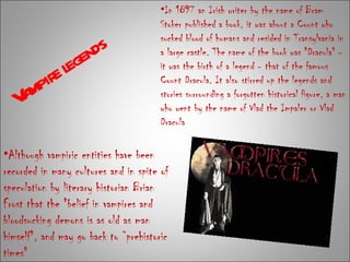 Vampires | PPT