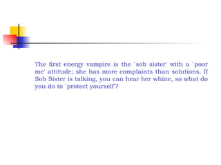 Vampires at work place | PPT