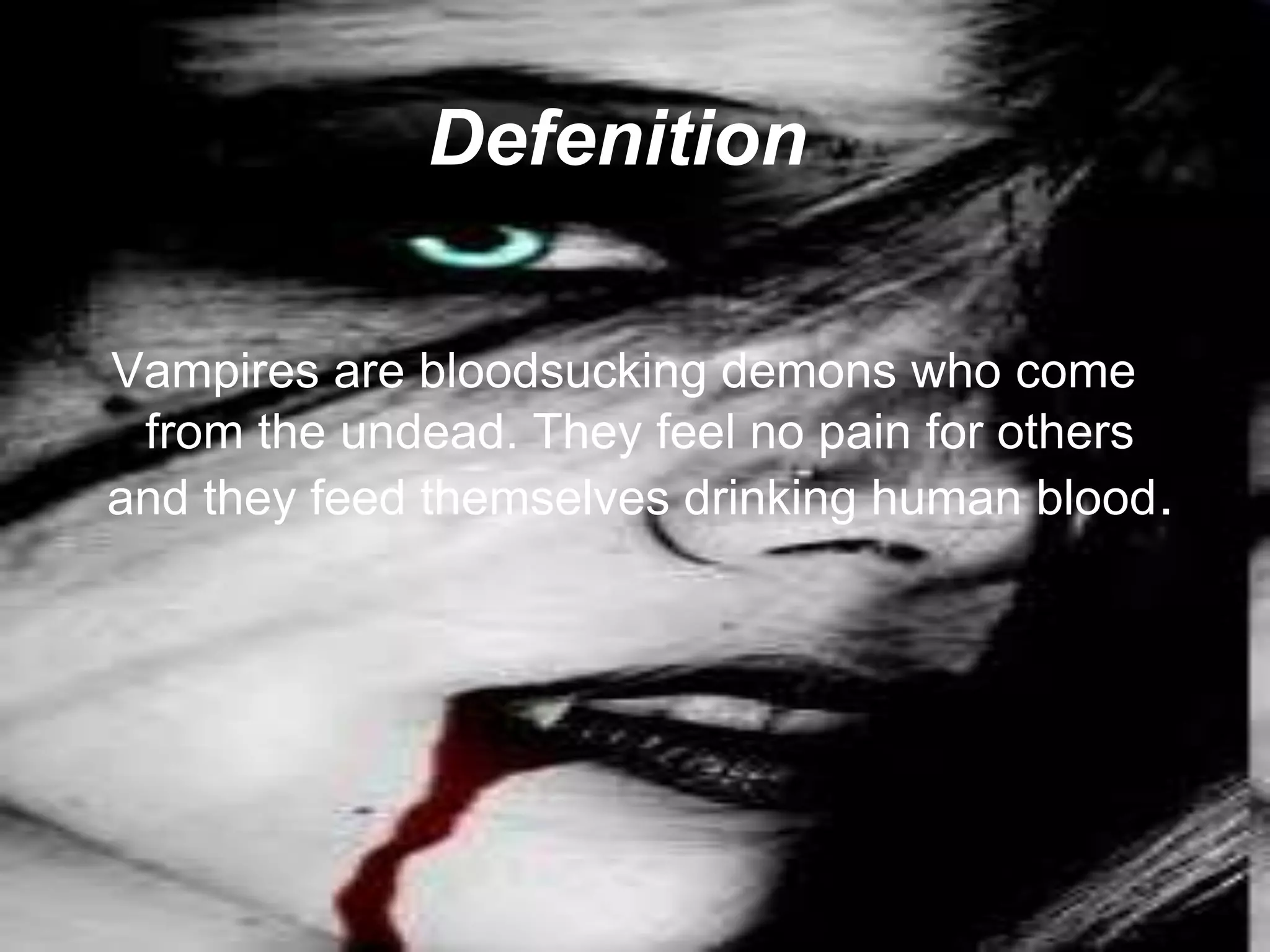 Vampires javi miguel | PPTX