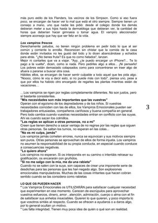 Vampiros emocionales de albert bernstein | PDF