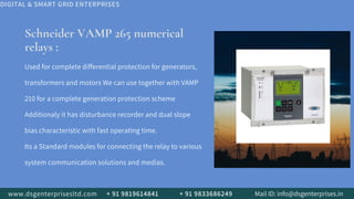Schneider VAMP Numerical Relays for industries | PDF