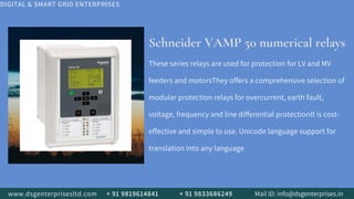 Schneider VAMP Numerical Relays for industries | PDF