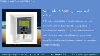 Schneider VAMP Numerical Relays for industries | PDF