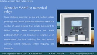 Schneider VAMP Numerical Relays for industries | PDF