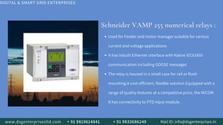 Schneider VAMP Numerical Relays for industries | PDF