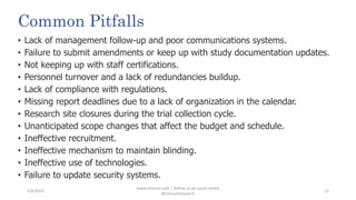 Project Management in Clinical Trails | PPTX