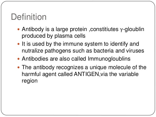 antibodies ppt