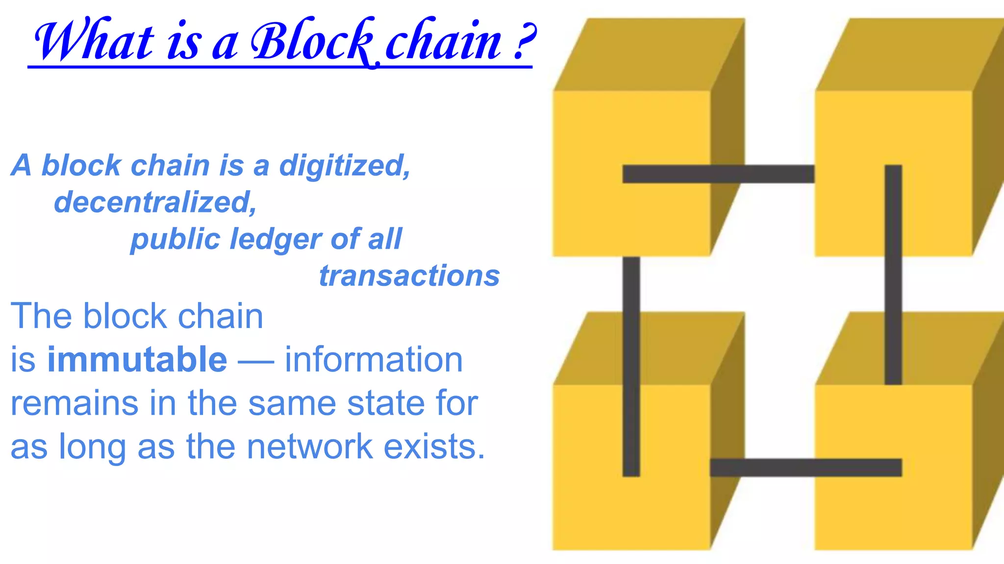 Block Chain Technology | PPT