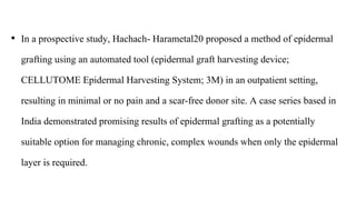 ultrathin graft in threatment of doabetic foot ulcerppt.PPT