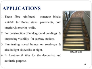 LIGHT TRANSMITTING CONCRETE | PPTX