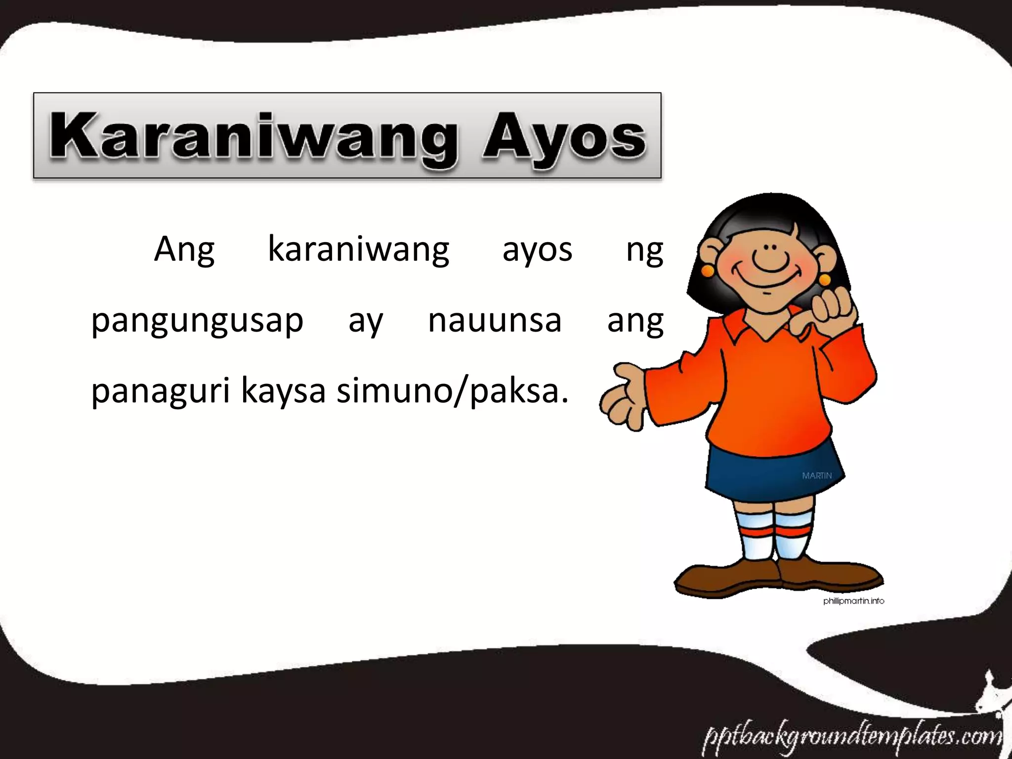 Bahagi, Ayos at Kayarian ng Pangungusap | PPTX