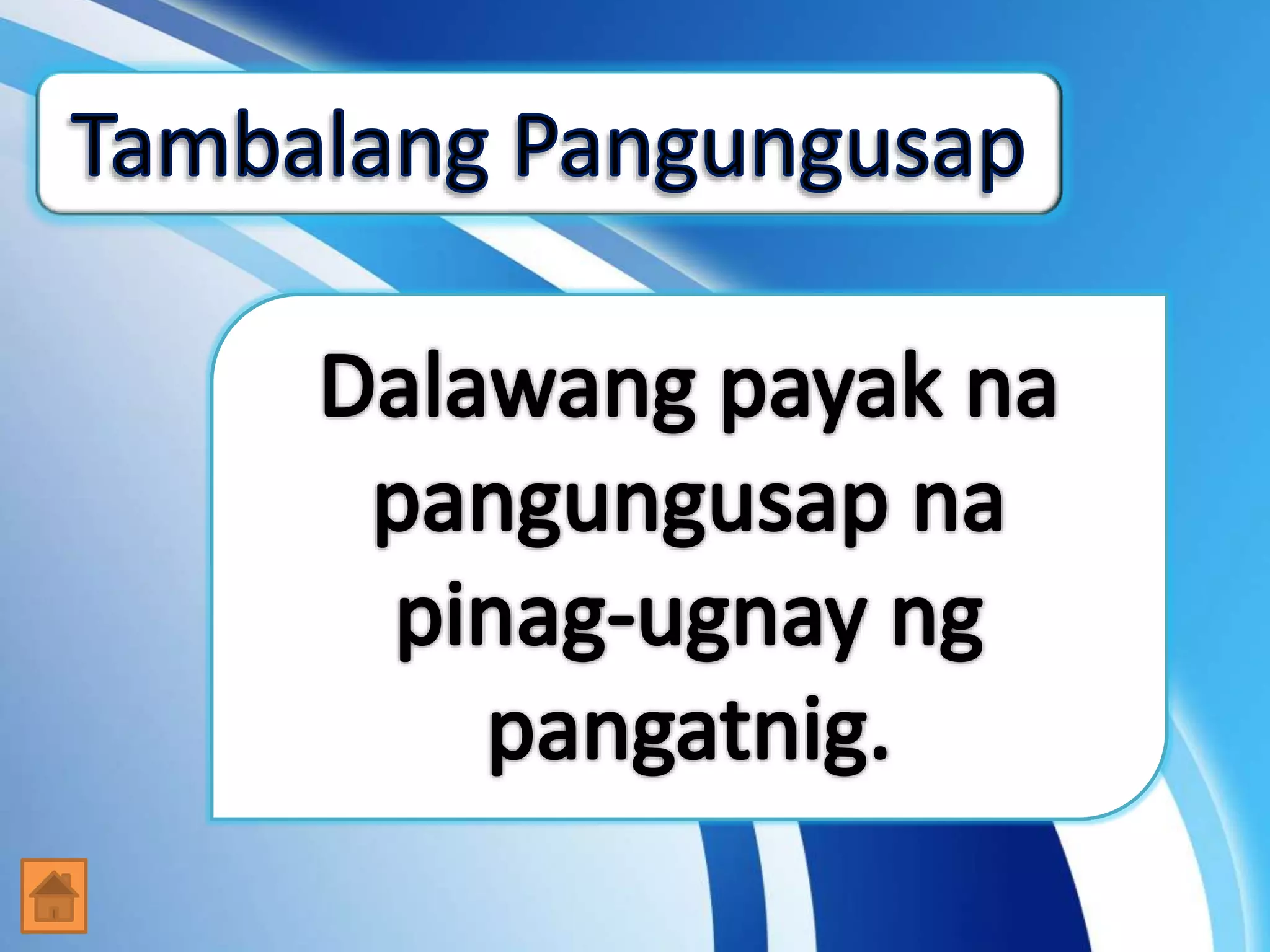 Bahagi, Ayos at Kayarian ng Pangungusap | PPTX