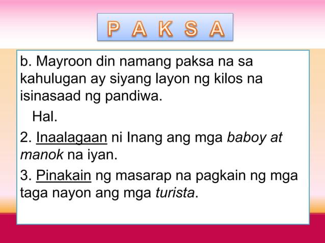 Bahagi, Ayos at Kayarian ng Pangungusap | PPTX