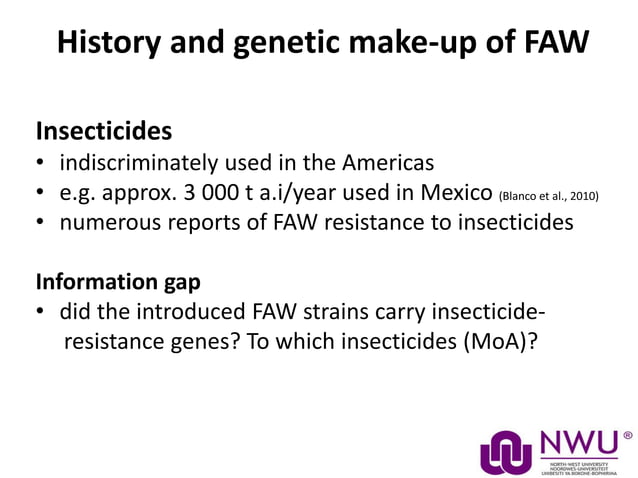 Possible management strategies for Fall Armyworm, a threat to African maize farmers | PDF ...
