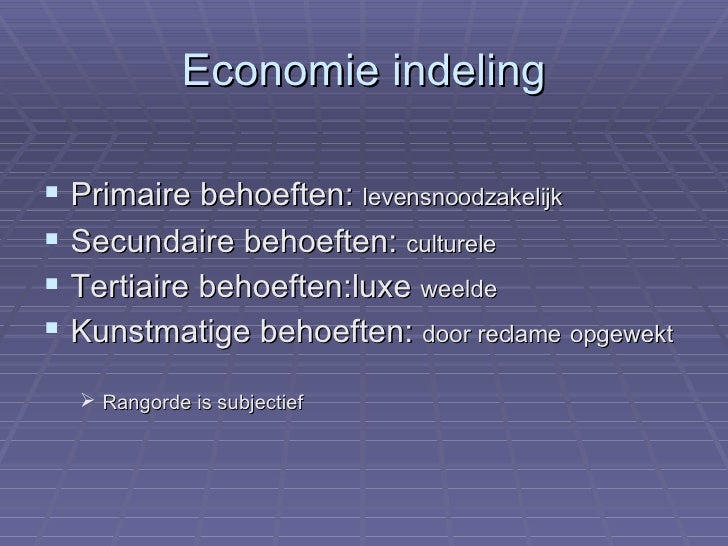 Van Keuzeprobleem Naar Economisce Kringloop