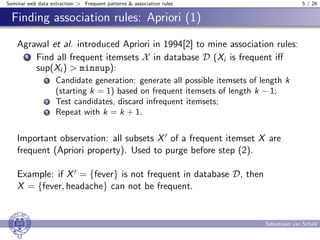 Mining Uncertain Data (Sebastiaan van Schaaik) | PPT