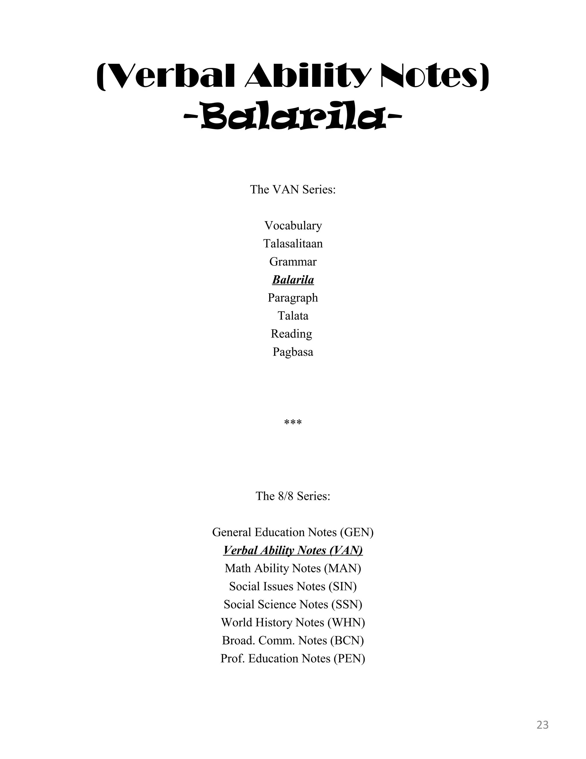 Balarila | PPT