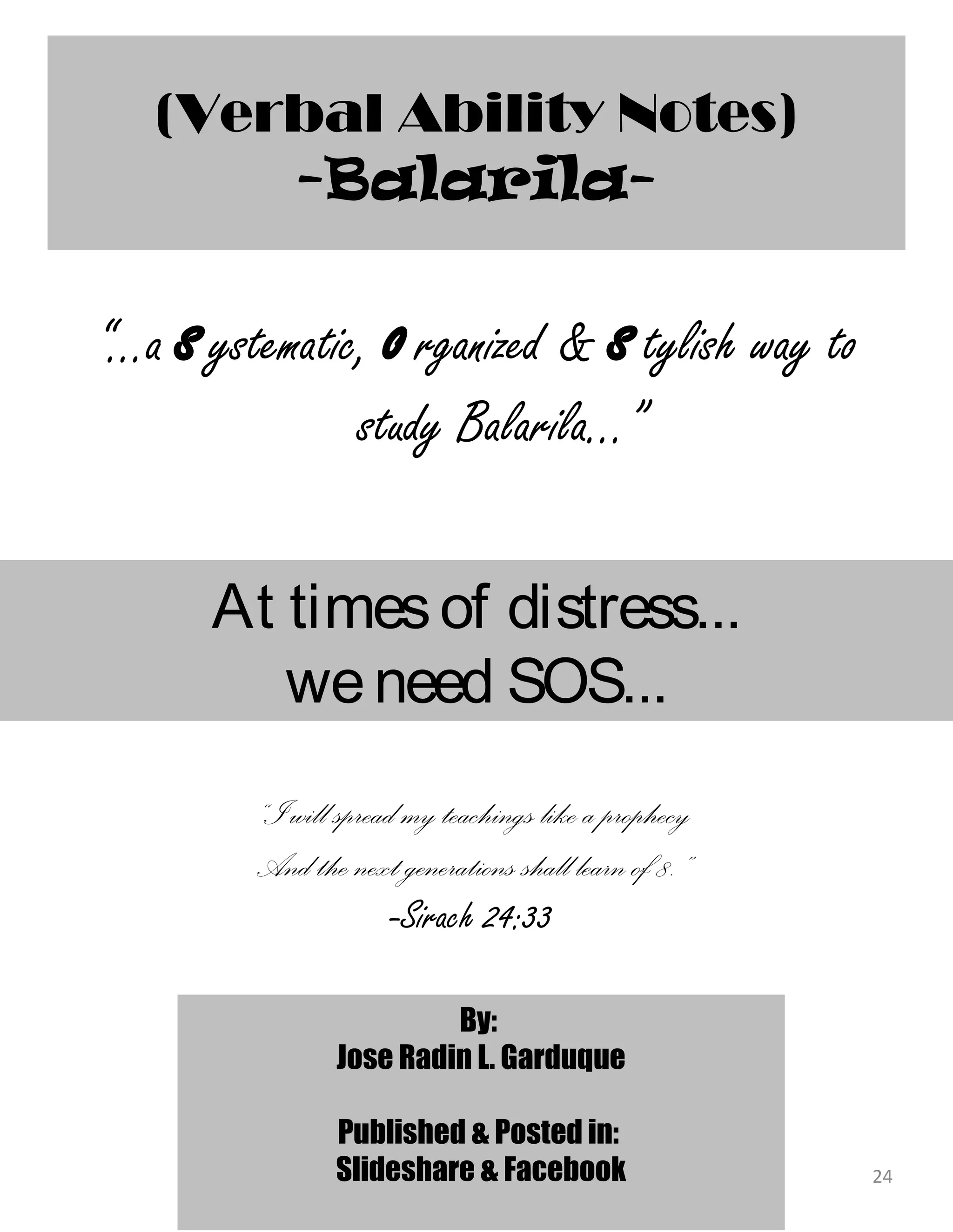 Balarila | PPT
