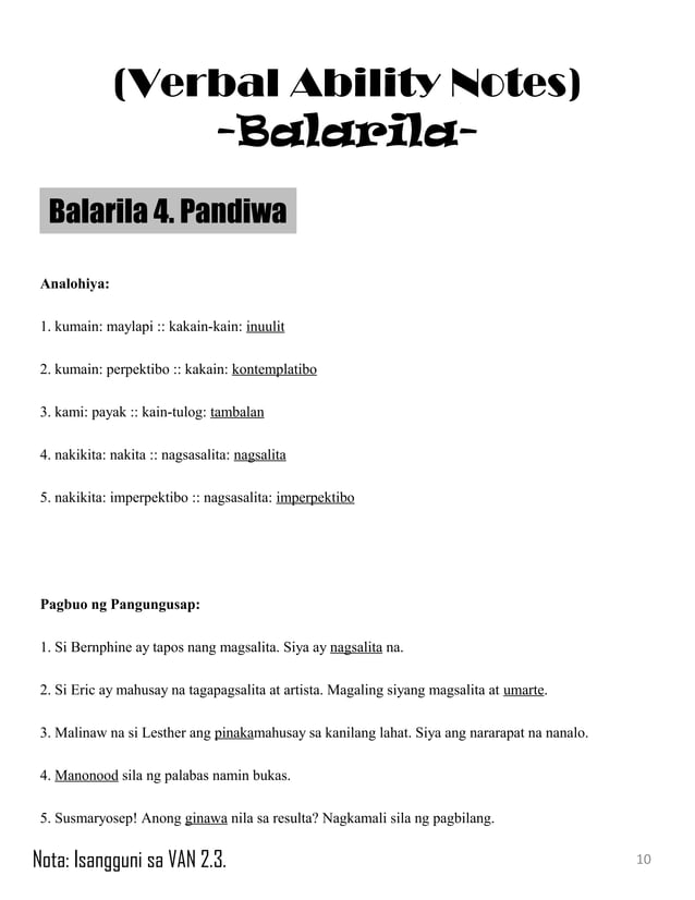 Balarila | PPT