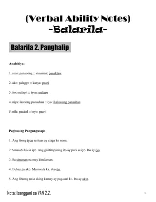 Balarila | PPT