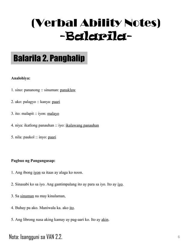 Balarila | PPT