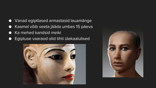 Vana egiptuse kunst ja ajalugu | PPTX