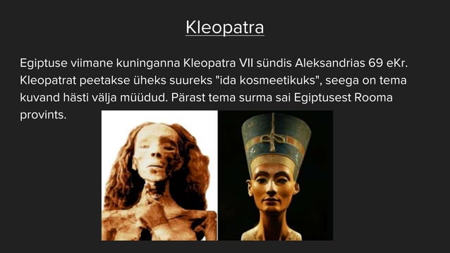 Vana egiptuse kunst ja ajalugu | PPTX