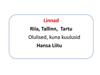 Vana liivimaa | PPTX