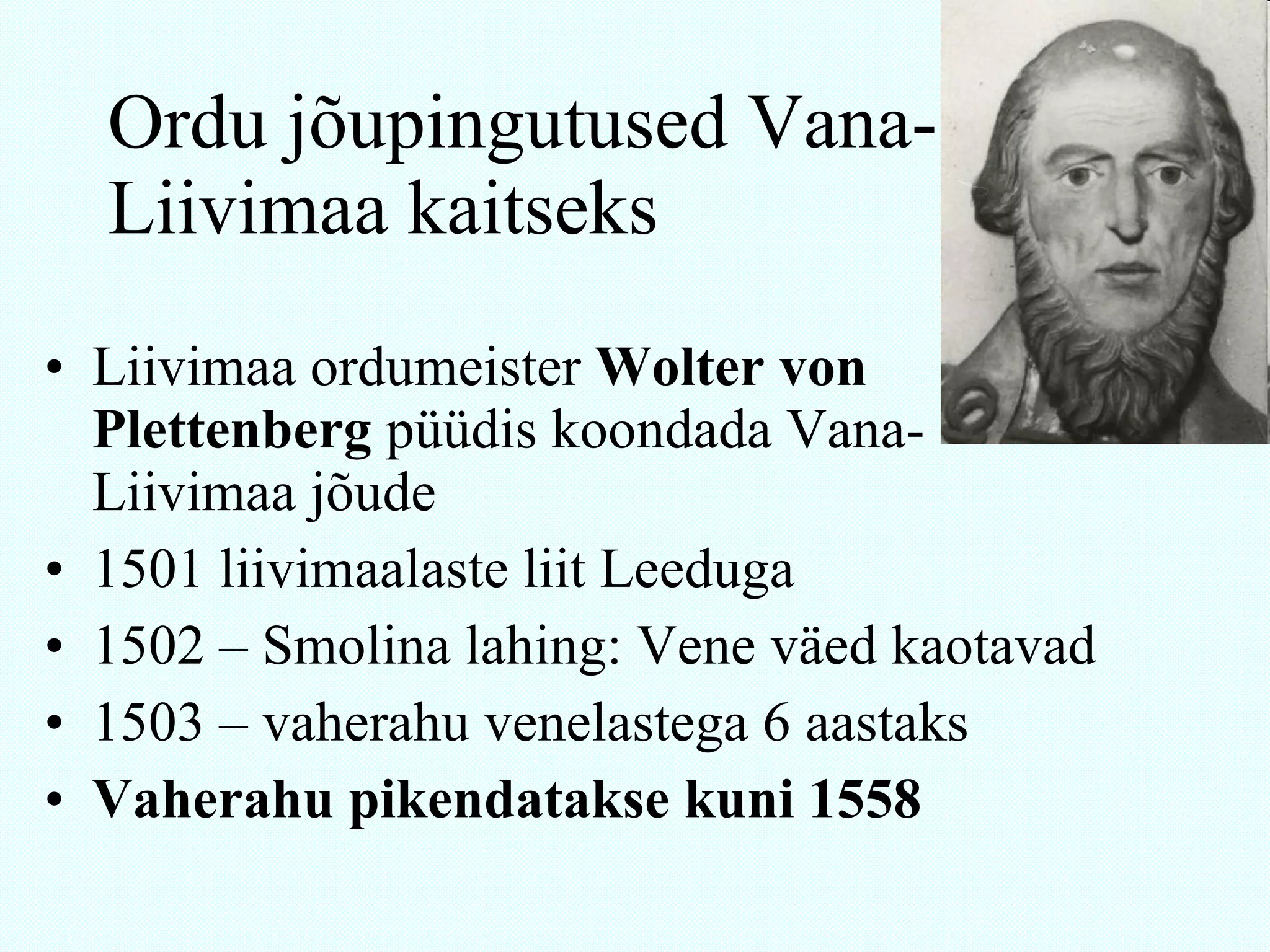 Vana Liivimaa valitsemine | PPT