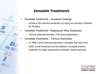 Vanadate Conversion Coatings Paint Expo | PPT