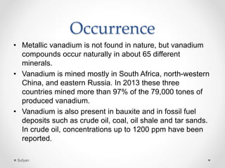 Vanadium | PPTX