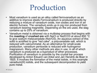 Vanadium | PPTX