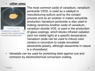Vanadium | PPTX