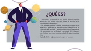 Definición de la vanagloria en universidad | PDF