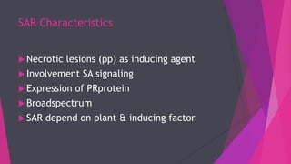 SAR-Systemic Acquired Resistance | PPTX