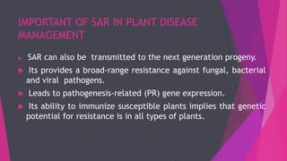 SAR-Systemic Acquired Resistance | PPTX