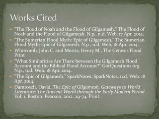 VanBibber Epic of Gilgamesh | PPTX