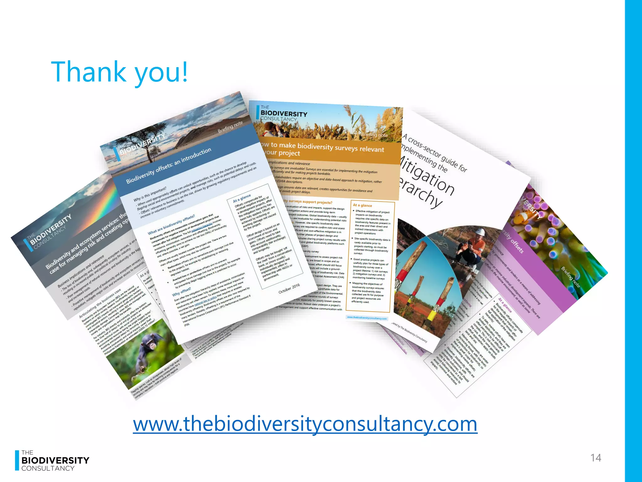 Applying the Mitigation Hierarchy for Linear Infrastructure | PDF ...