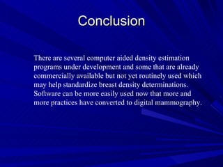 Van colen breast density 2 | PPT