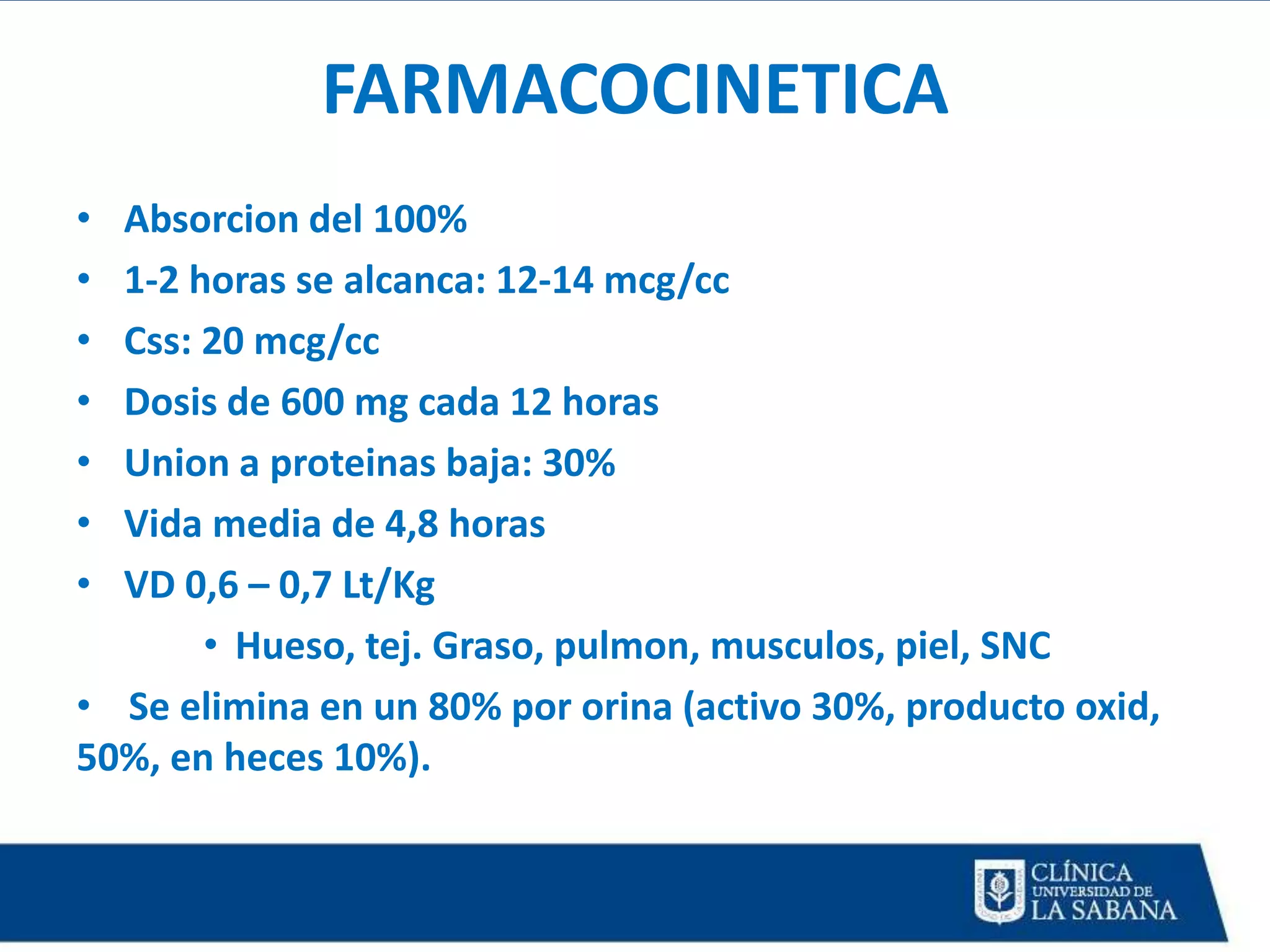 Vancomicina, linezolid, daptomicina farmacologia clinica | PPTX ...