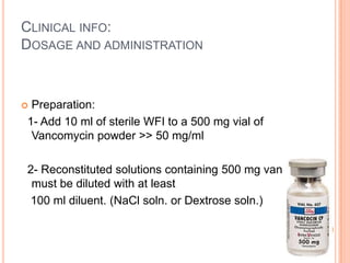 Vancomycin | PPT
