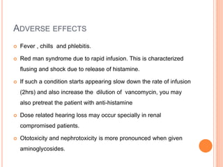 vancomycin by dr fahad kgmc peshawar .slideshare | PPTX